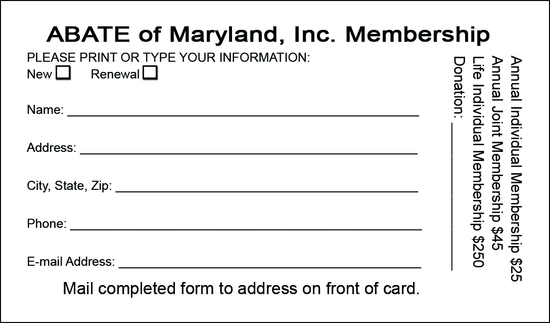 ABATE T-Shirt ordering page